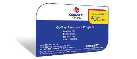 COBENFY Cares™ Patient Support Program